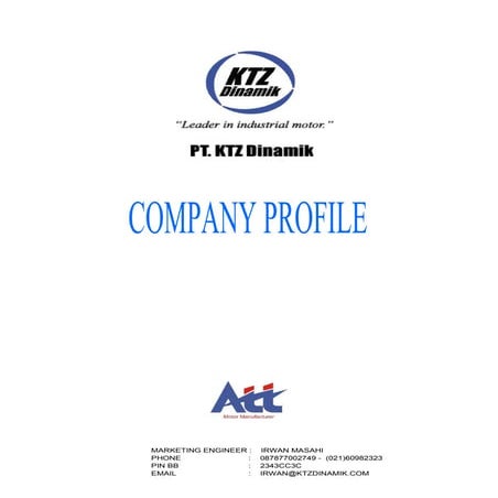 Company profile pt ktz dinamik | PDF