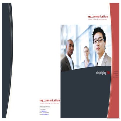 AEG.Communications - Company Profile - English | PDF