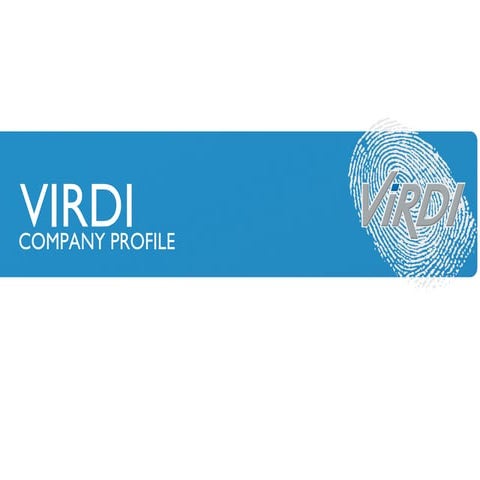 VIRDI COMPANY PROFILE & PRODUCTS OVERVIEW | PPT