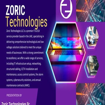 Company Profile Zoric Technologies LLC | PDF