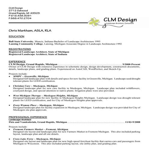Company Resume | PDF