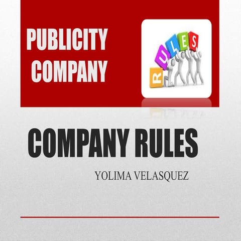COMPANY RULES | PPT