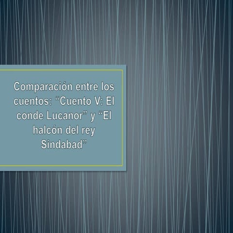 Comparación entre los cuentos | PPTX