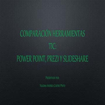 Comparacion herramientas tic | PPTX | Technology & Computing