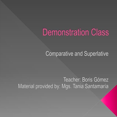Comparative adjectives | PPTX