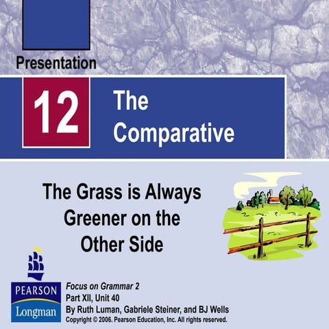 Comparative adjectives | PPTX