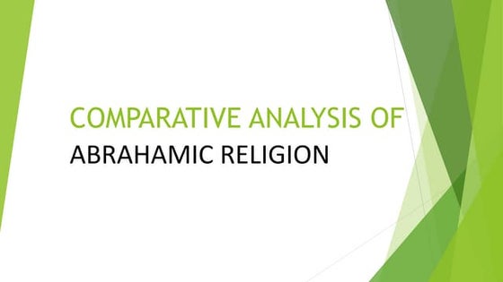 Comparative analysis of Judaism, Christianity, and Islam.pptx
