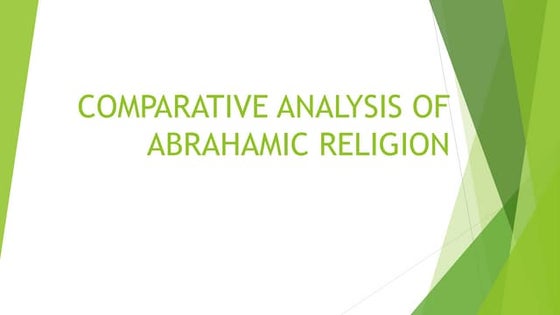 Comparative analysis of Judaism, Christianity, and Islam.pptx