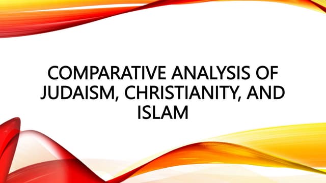 Comparative Analysis Of Judaism Christianity And Islam pptx comparative-analysis-of-judaism-christianity-and-islam-pptx