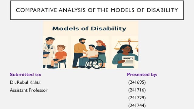Disability theories and human rights | PDF