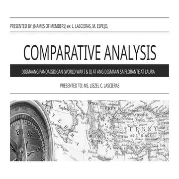 COMPARATIVE ANALYSIS TEMPLATE.pptx grade 8 | PPTX