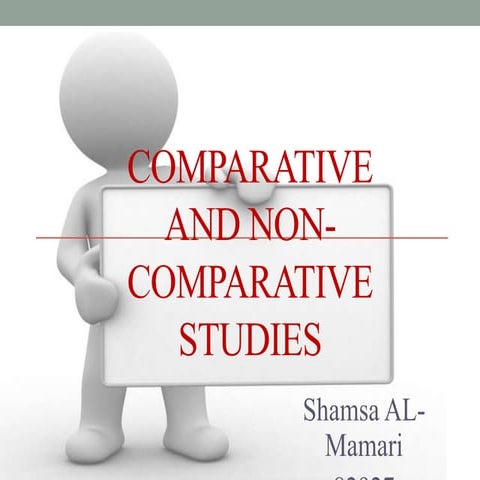 Comparative and non comparative evaluation in educational technology | DOCX