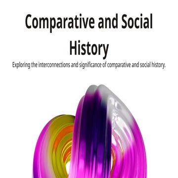 Comparative and Social History , everything about it | PPT