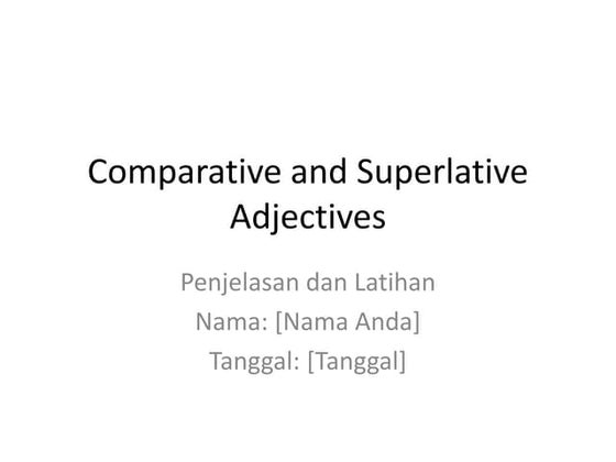 Comparative and Superlative PPT Explain.pptx