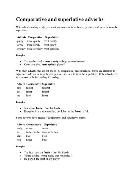 COMPARATIVE GRAMMAR | PPT