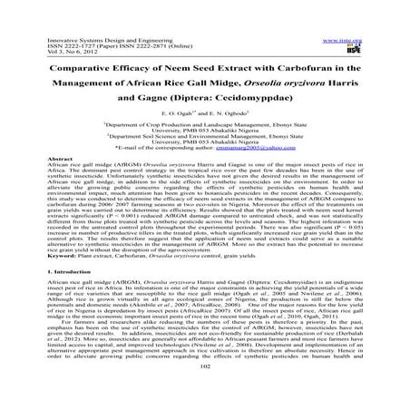 Assessing three biopesticides effectiveness on the Fall Armyworm ...