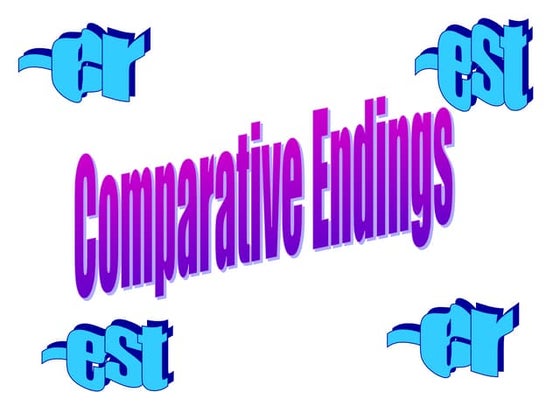 Comparative adjectives | PPT