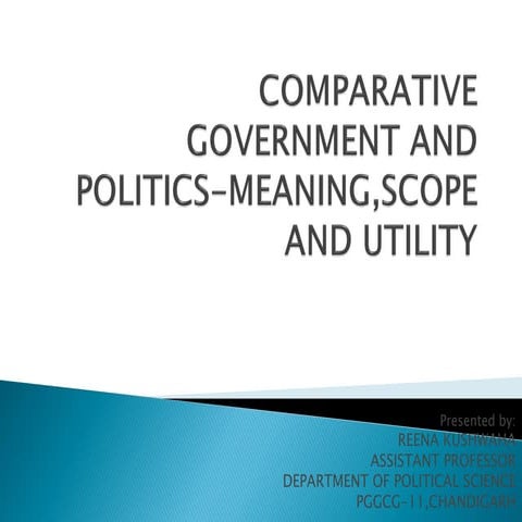 comparative goverment | PDF