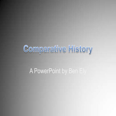 Comparative history | PPTX