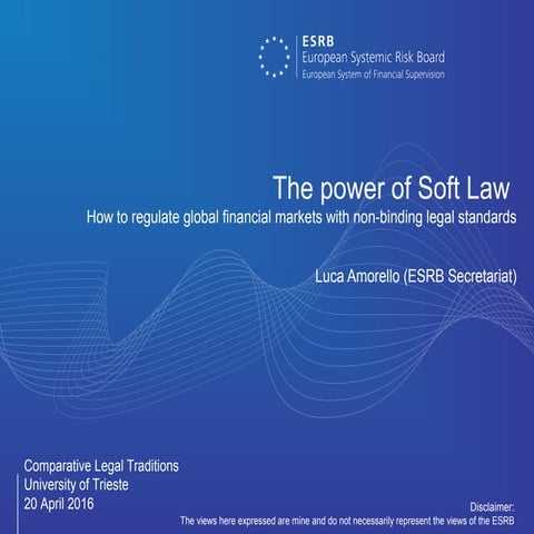 The power of Soft Law | PPT