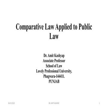 Comparative Law Applied to Public Law PPT.pptx