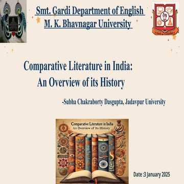 Comparative Literature in India_ An Overview of its History.pptx
