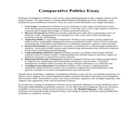 Comparative Politics Essay.pdf