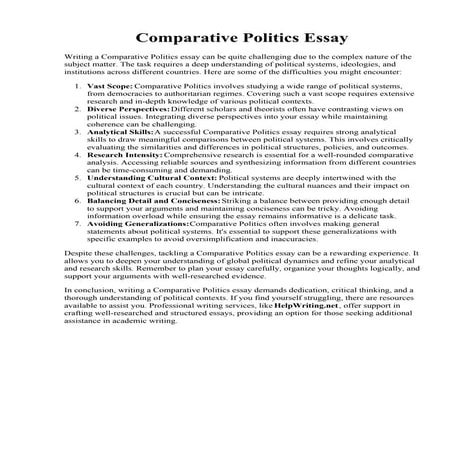 Comparative Politics Essay.pdf