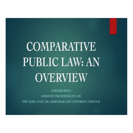 Comparative Public Law - An Overview (Module II).pdf