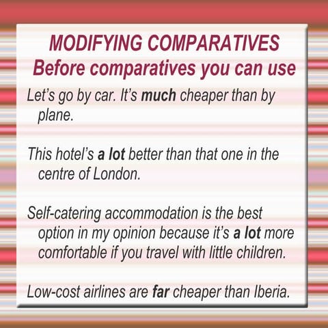 Double comparative grammar | PPT