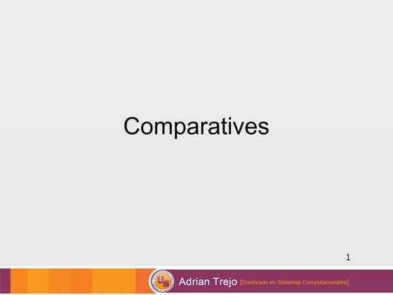 Comparative adjectives | PPT