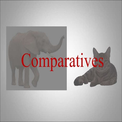 Comparatives. superlatives | PPT