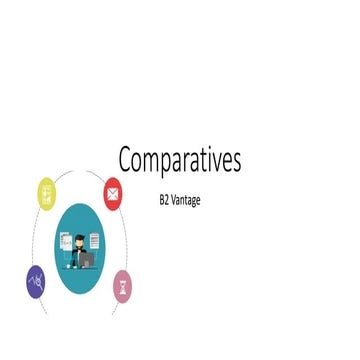 comparativ4s forms using the double comparative in a specific way ...