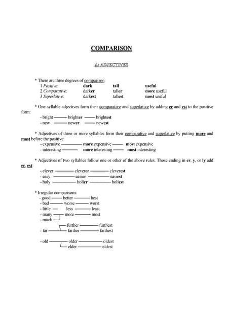 Rules for making comparisons.pdfjkljlkjj | PDF