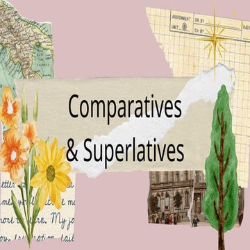 comparatives-superlatives , easy learning | PPT