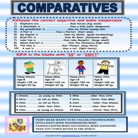 Comparatives 1 | PDF
