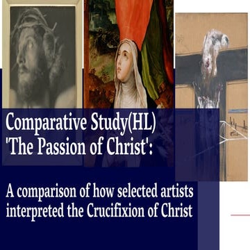 Christ's Crucifixion IB Comparative Study | PDF | Christianity ...
