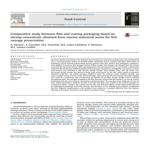 Sensory profiling of high-moisture extruded fish products from ...