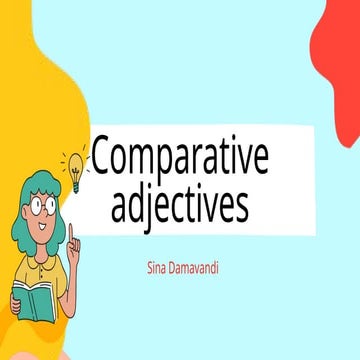 Comprehensive Guide to Comparative and Superlative Adjectives in ...