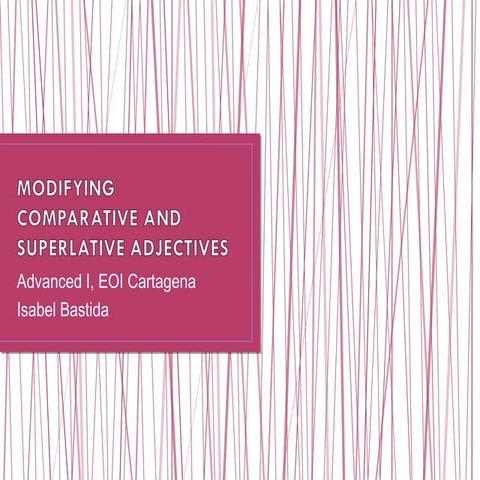 Comparative superlative adjectives | PPT