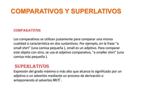 ADJETIVOS COMPARATIVOS Y SUPERLATIVOS.pptx
