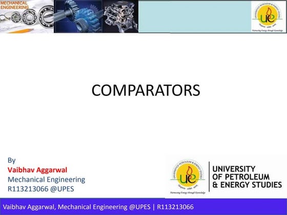 Comparators | PPTX