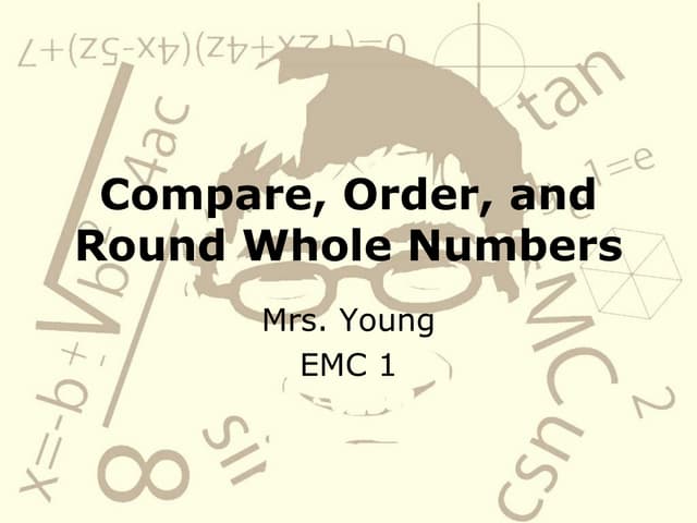 Rounding Numbers (Math 4) | PPTX