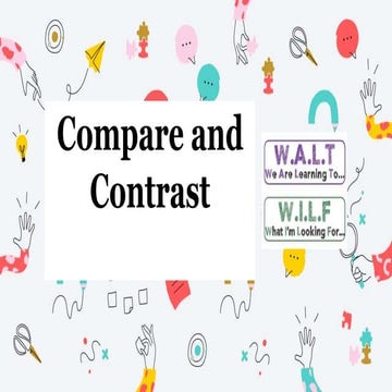 Compare and Contrast 1 . | PPT