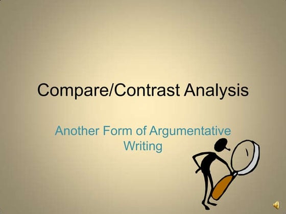 Model thesis statements for compare and contrast essays | PDF