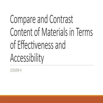 Compare and Contrast Content of Materials in Terms-lesson 4.pptx