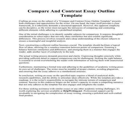 Compare And Contrast Essay Outline Template.pdf