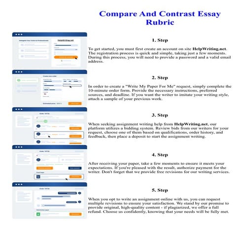 Compare And Contrast Essay Rubric | PDF