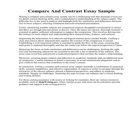 Argumentative Essay Examples For High School | PDF