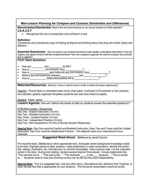 Marzano Identifying Similarities and Differences | PPTX